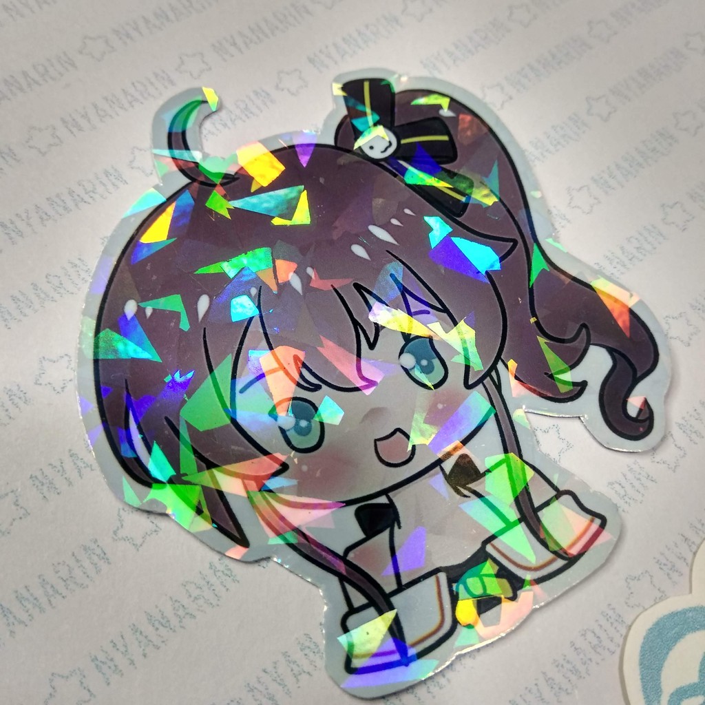 METALLIC VINYL Vtuber HoloLive Stickers | Shopee Philippines