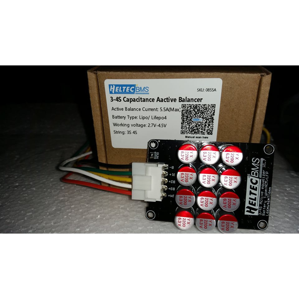 HELTEC 4S 8S 16S 5.5A MAX capacitor active balancer equalizer energy ...