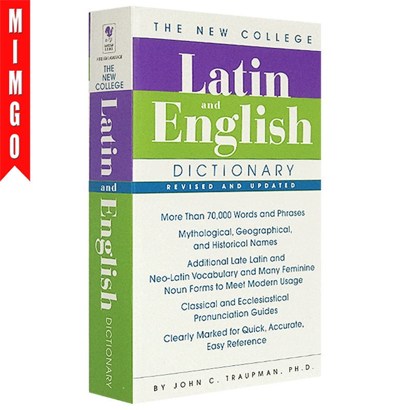 New College Latin English Dictionary Original Dictionary Book For Latin ...
