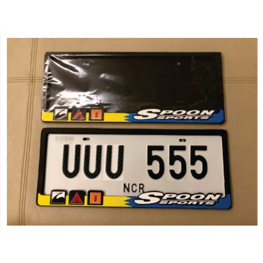 Spoon Sports plate Frame 3D Spoon plate holder for Philippine Lto ...