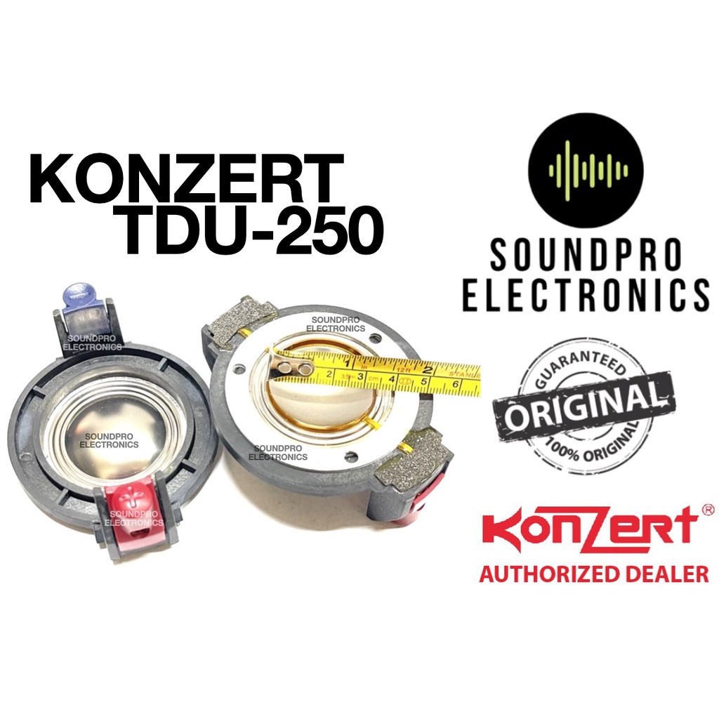 ORIGINAL KONZERT TDU-250 Compression Driver Voice Coil (1pc) | Shopee ...