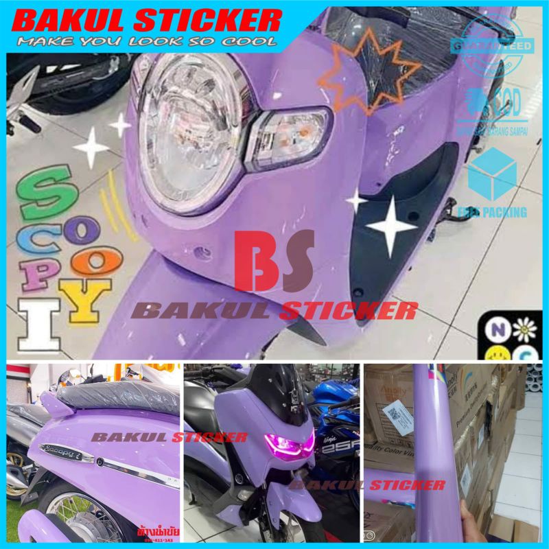 UNGU Sticker Purple Lilac Color 50cm x 50cm Width | Shopee Philippines