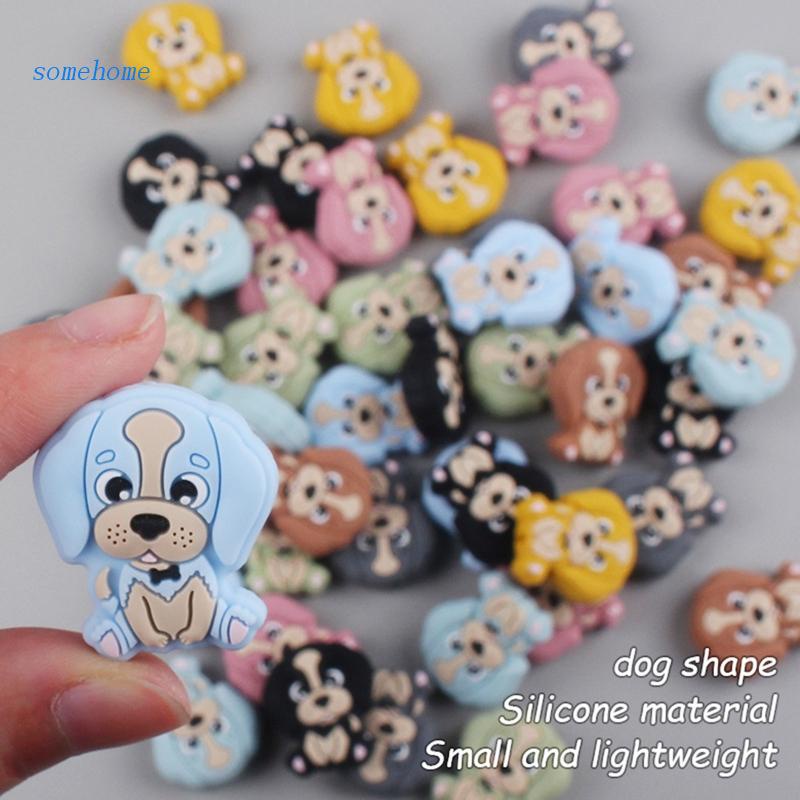 SOME Cartoon Dog Silicone Teethers 3pcs/set Cute Animal Rodent Molar ...