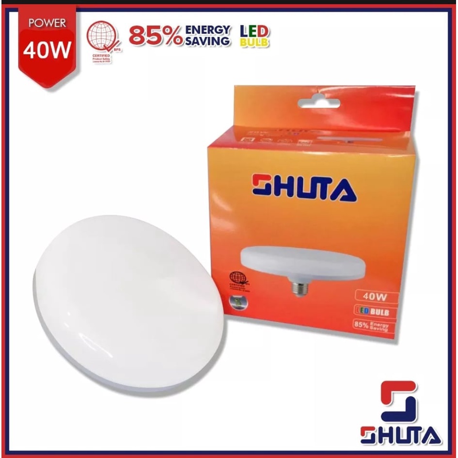 Shuta Lights UFO LED Flat Light Bulb 15WATTS to 40 WATTS | Shopee ...
