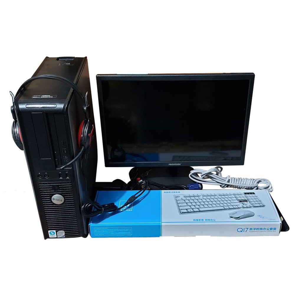 Dell Computer Package Intel DualCore 4gb 250gb 19wide monitor | Shopee ...