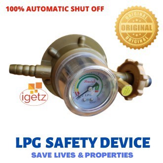 Original, LPG SAFETY DEVICE, Anti Leak Authentic LPG Regulator with ...