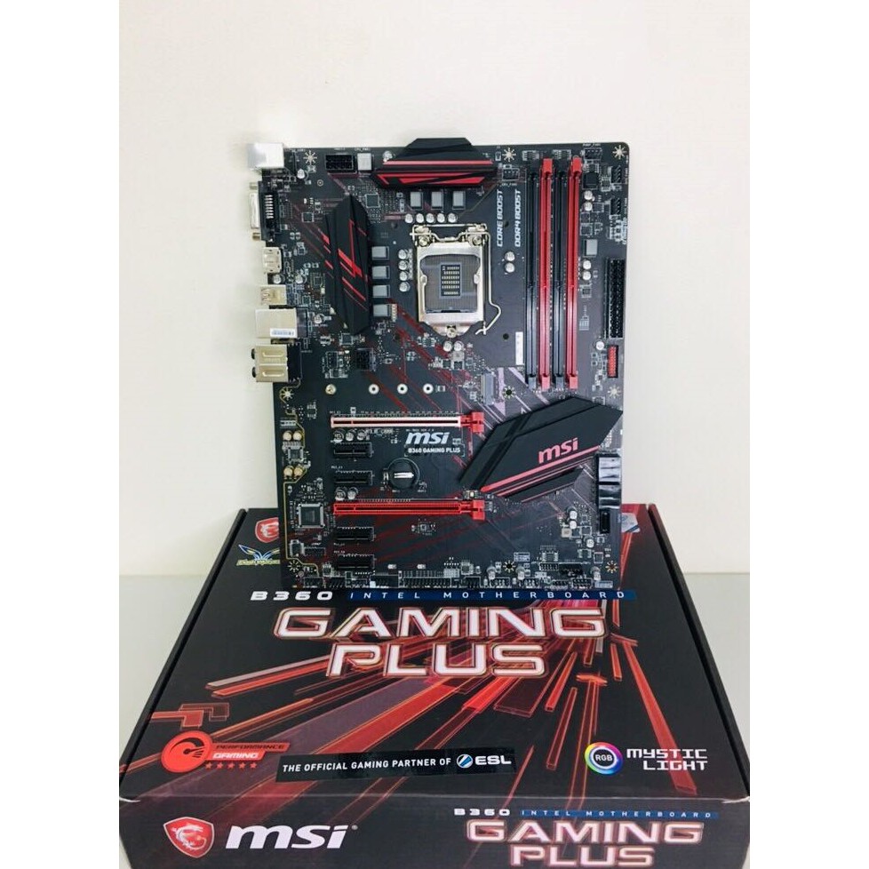MSI B360 GAMING PLUS Desktop 9TH 8TH GEN Motherboard Socket LGA 1151 i3 ...