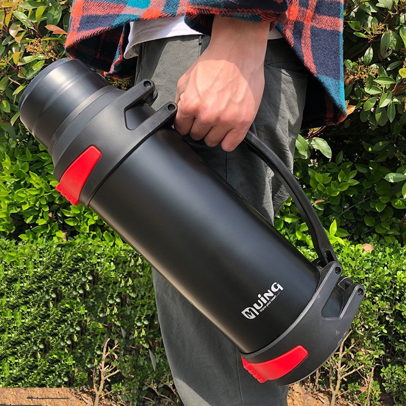 [2/3 / 4L] 304 stainless steel vacuum flask large capacity bottle ...