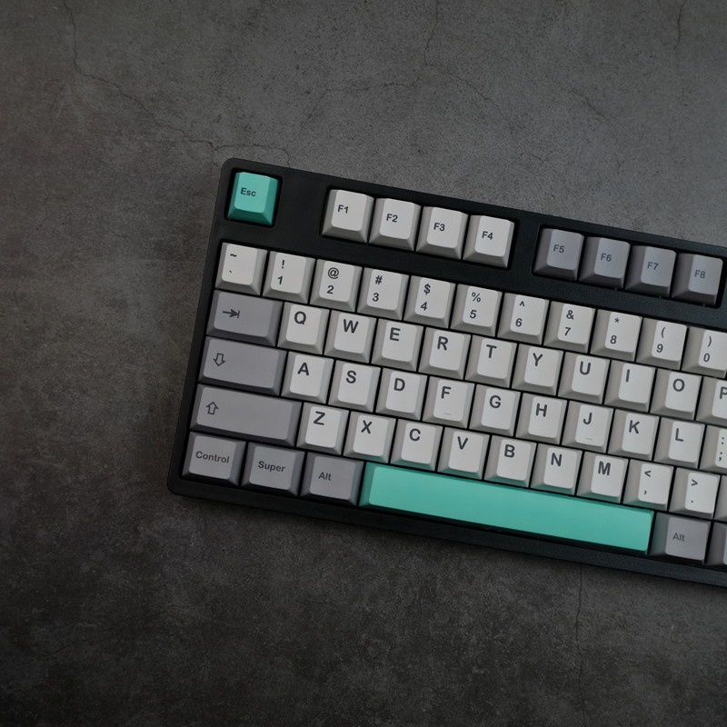 GMK Modern Dolch Light keycaps, 140 Keys keycaps Cherry Profile DYE-SUB ...