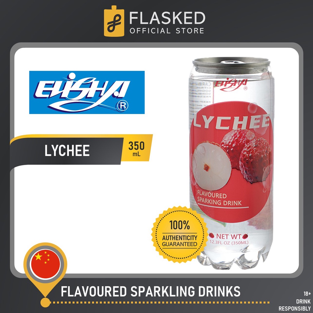 Elisha Lychee Flavored Water 350mL | Shopee Philippines