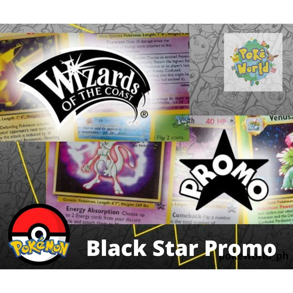 Black Star Promo - 1999 Vintage Pokemon Wizards Black Star Promos | Shopee Philippines