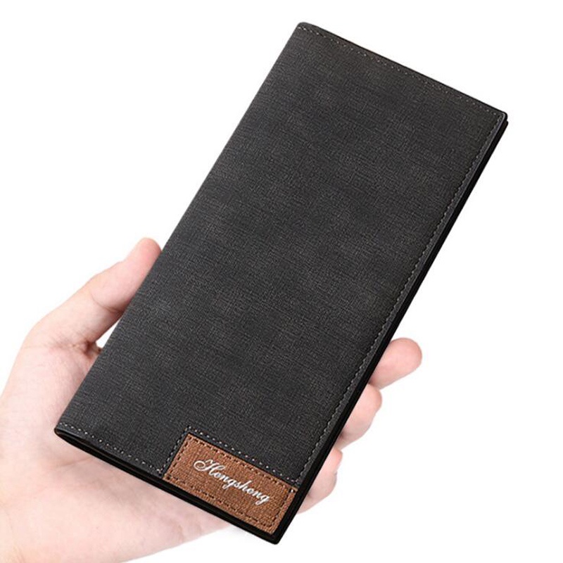 Hot Sale Soft Leather Thin Wallet For Men Long Man Purse Slim Men's ...