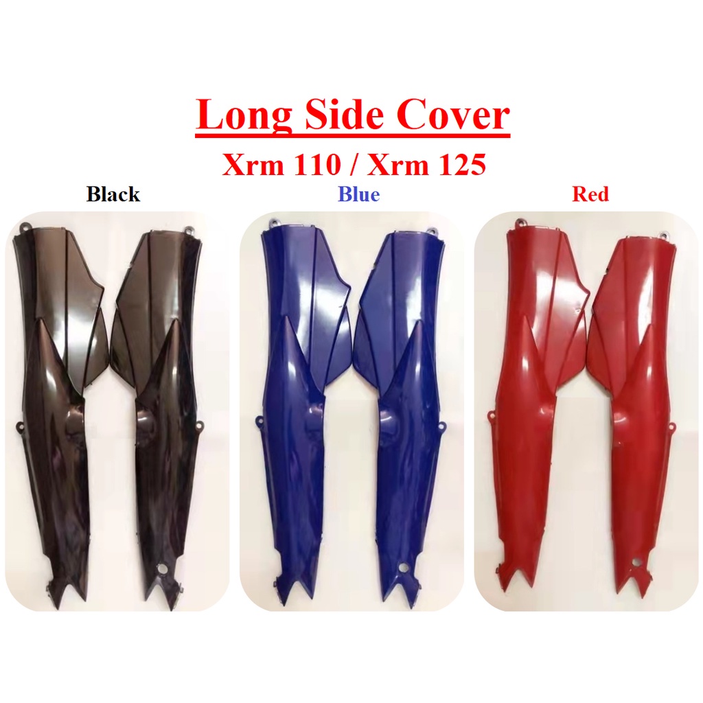 Body Cover Long Side Cover - Xrm 110 / Xrm 125 (White/Black/Blue/Red ...