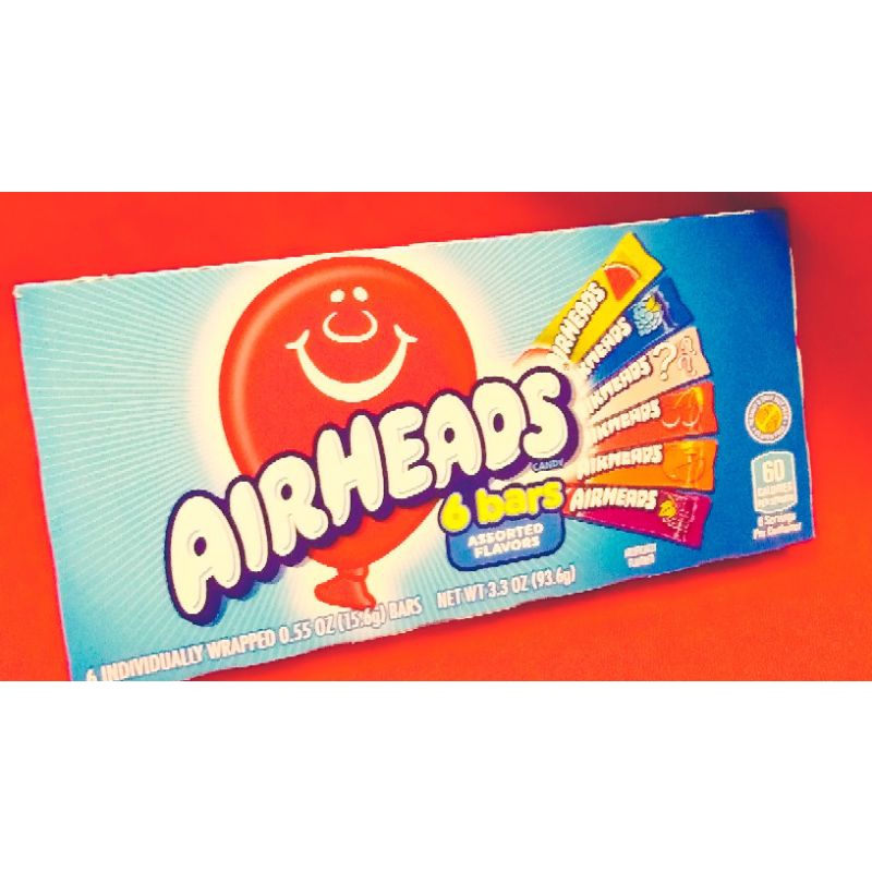AIRHEADS 6 BARS ASSORTED FLAVORS | Shopee Philippines