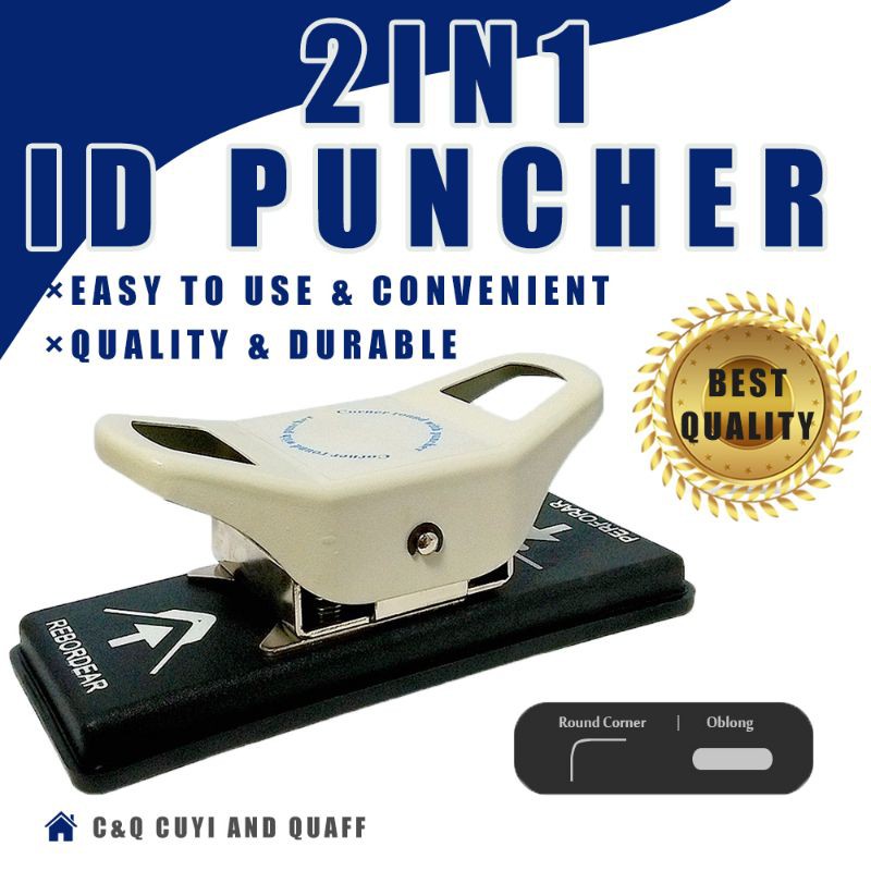 Quaff Heavy Duty 2 in 1 Puncher (Corner&Oblong) | Shopee Philippines