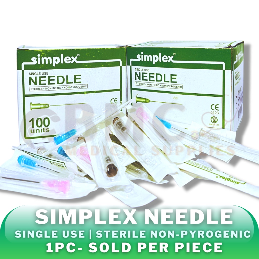 Needle Disposable Terumo Simplex Ormed (SOLD PER PIECE) | Shopee ...
