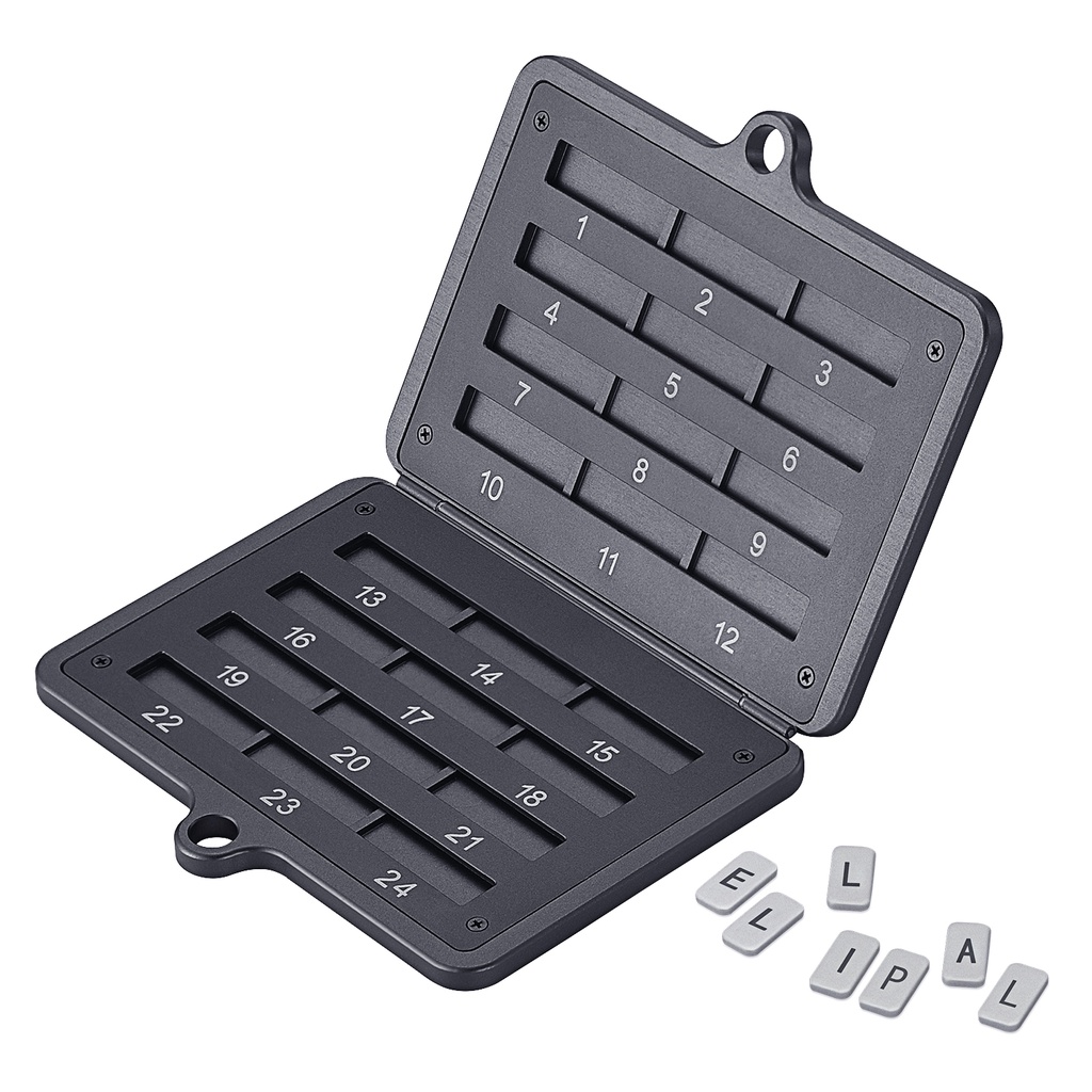 ELLIPAL Mnemonic Metal - Seed Protection Board 24-Word Seed Phrases ...