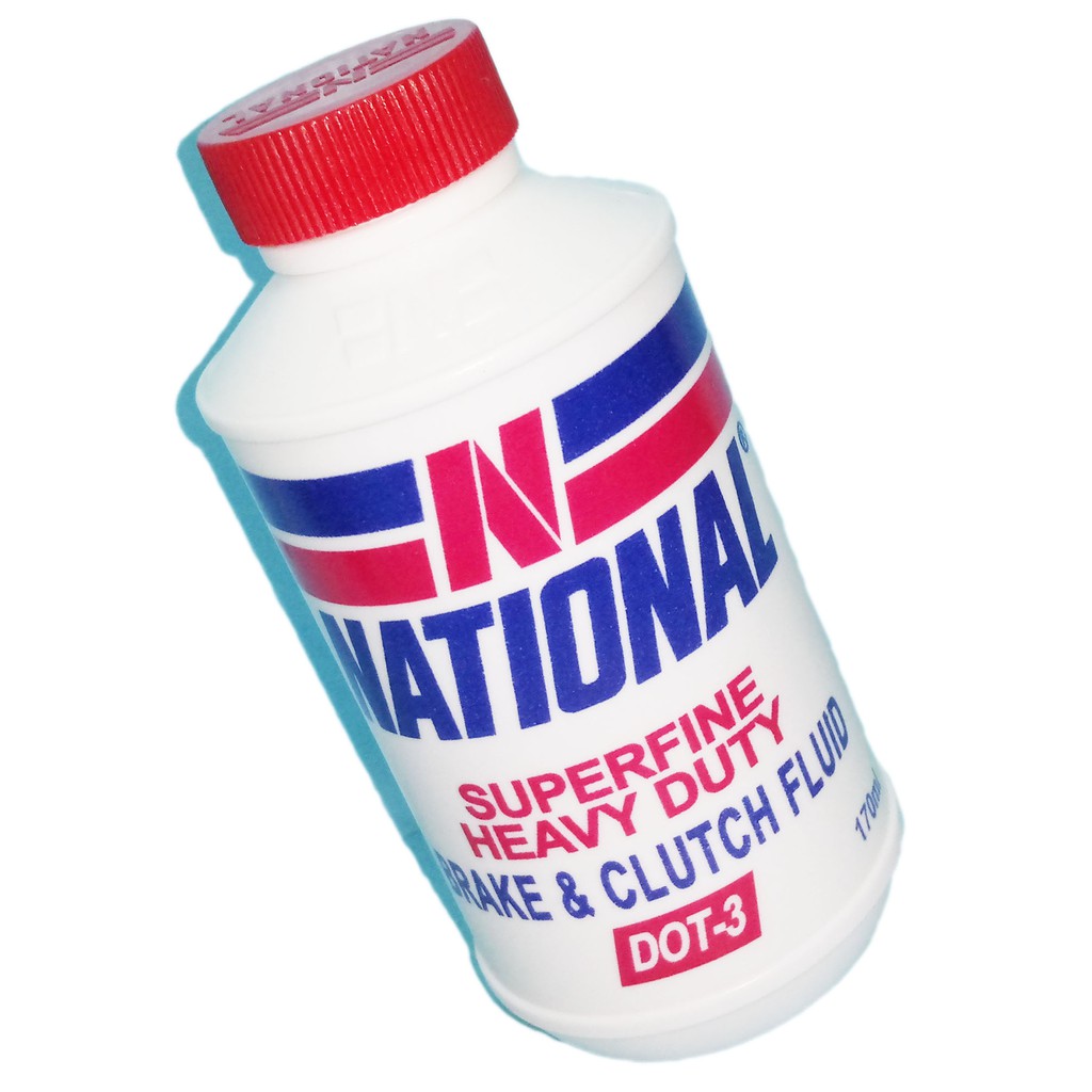 NATIONAL BRAKE & CLUTCH FLUID ( 170 ML ) SUPERFINE HEAVY DUTY DOT-3 ...