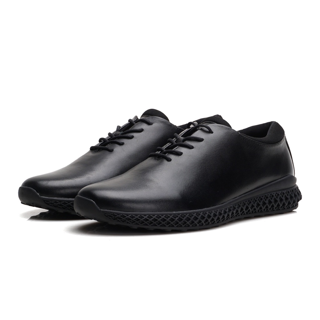 Amstrong FULL BLACK |Blussup x Kenzio| Genuine Leather Oxford Pantofel ...