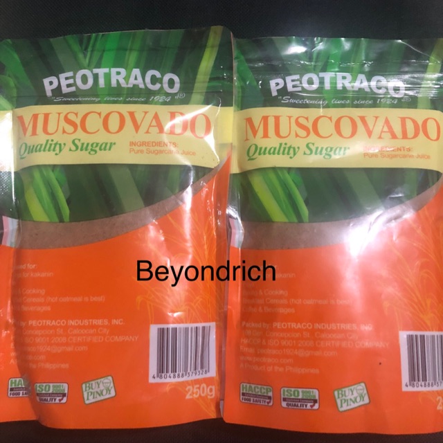 Petraco Muscovado (250 grams) | Shopee Philippines