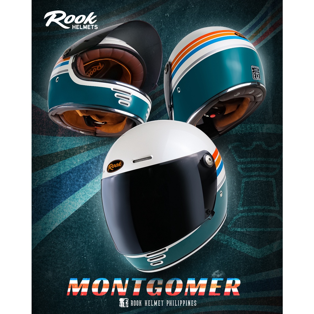 ROOK HELMET CLASSIC V152 GRAPHIC COLORS | Shopee Philippines