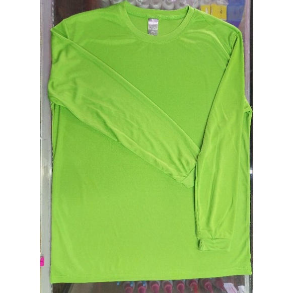 Apple Green Active longsleeve shirt unisex size solid color top men s ...