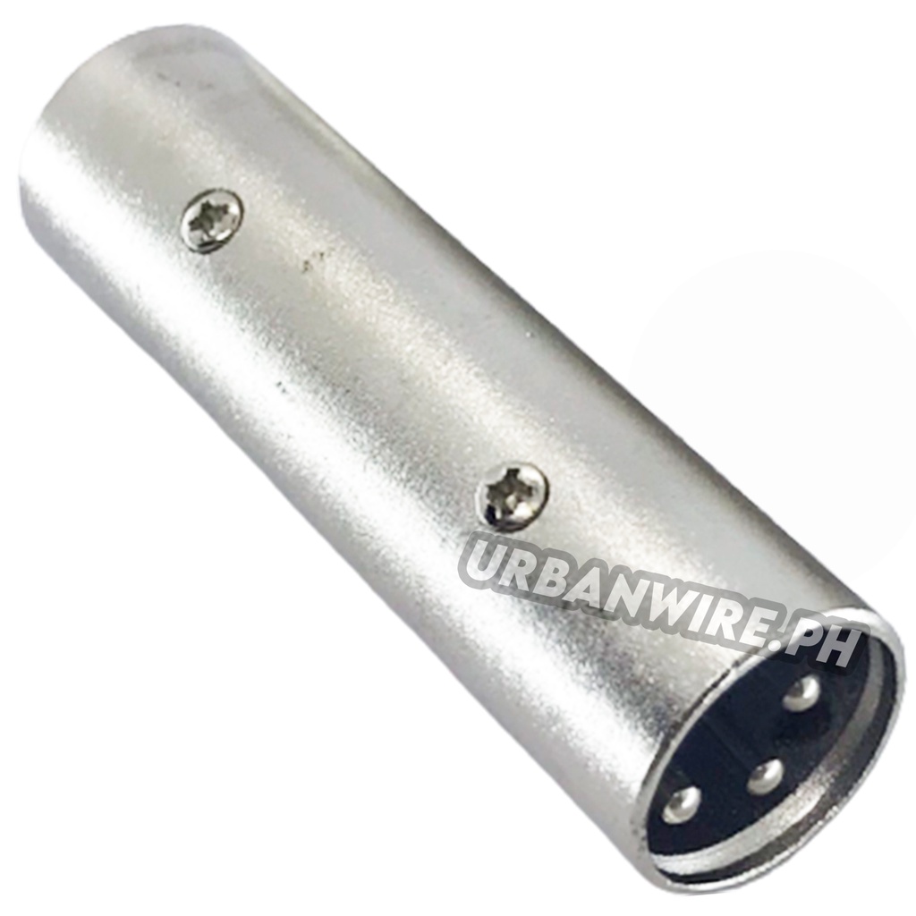 🟦【CLEARANCE】XLR Male to Male Adapter, 3 Pin Male XLR Connector ...