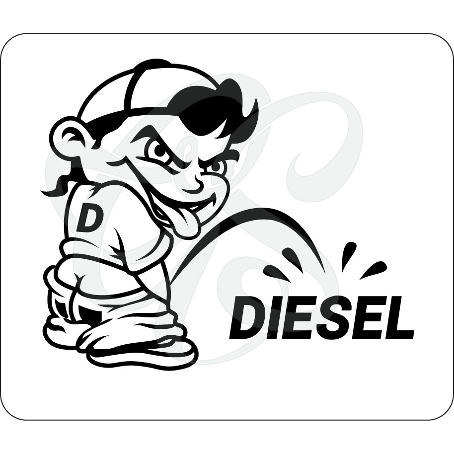 Bad Boy Pissing-Diesel_Car and Motorcycle Decal Sticker (COD) | Shopee ...