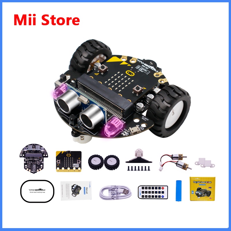 Yahboom Robot Programmable Robotic Kit Based On Bbc Microbit V2 And V1 For Stem Coding Education