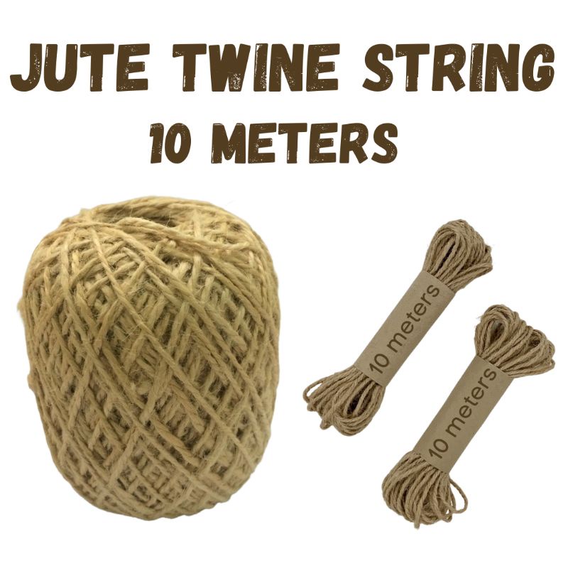 Jute Twine String Rope for Crafts and Packaging (10 meters) | Dried ...
