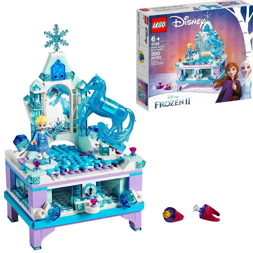 300 PC SET LEGO Disney Frozen II Elsa Jewelry Box CreationDisney ...