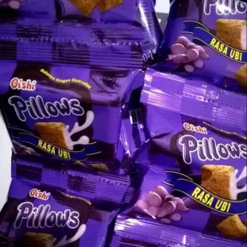 Oishi Pillows Sweet Potato Flavor contains 20 pcs | Shopee Philippines