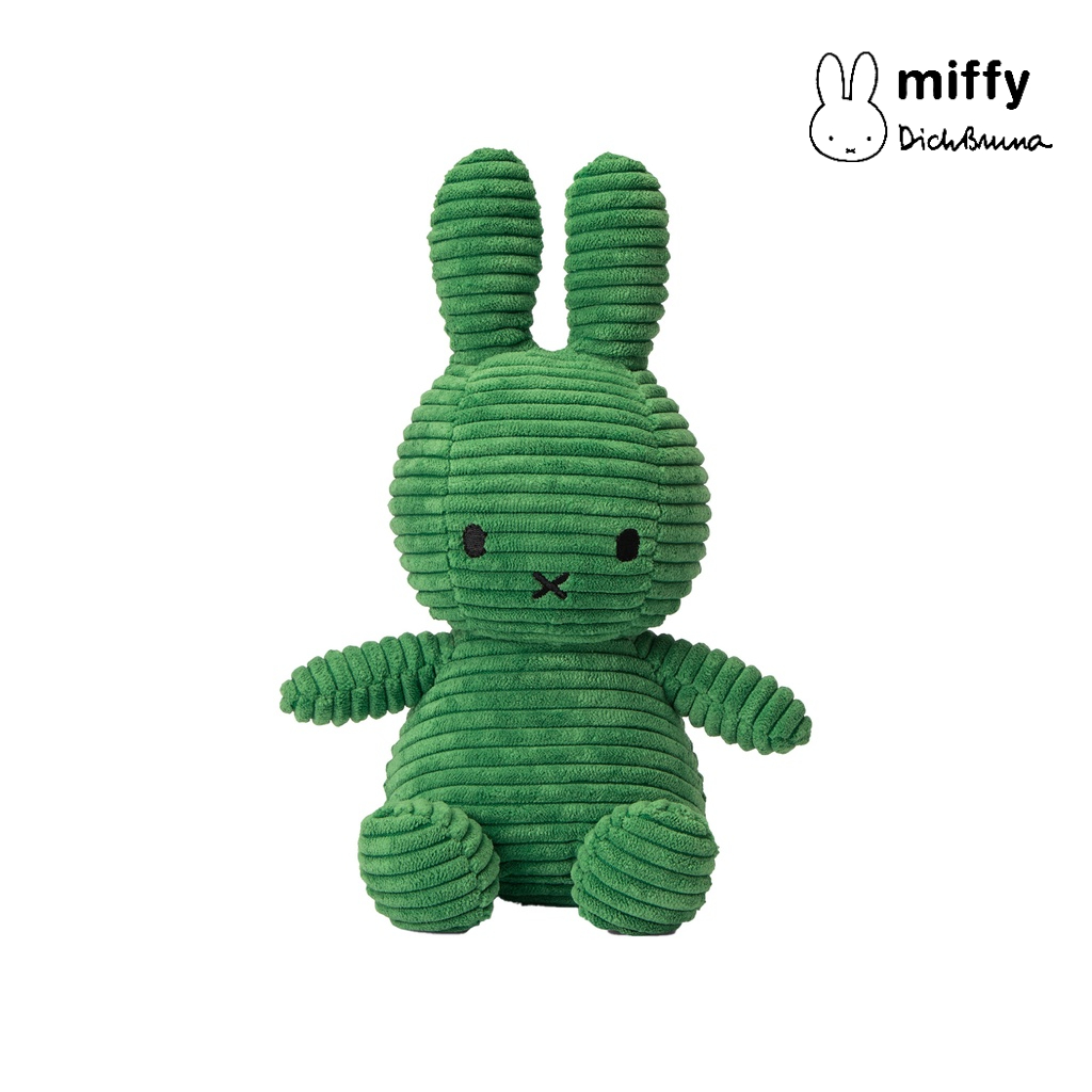 Miffy Sitting Corduroy Spring Green 23cm Plush Soft Toy. Licensed Miffy ...