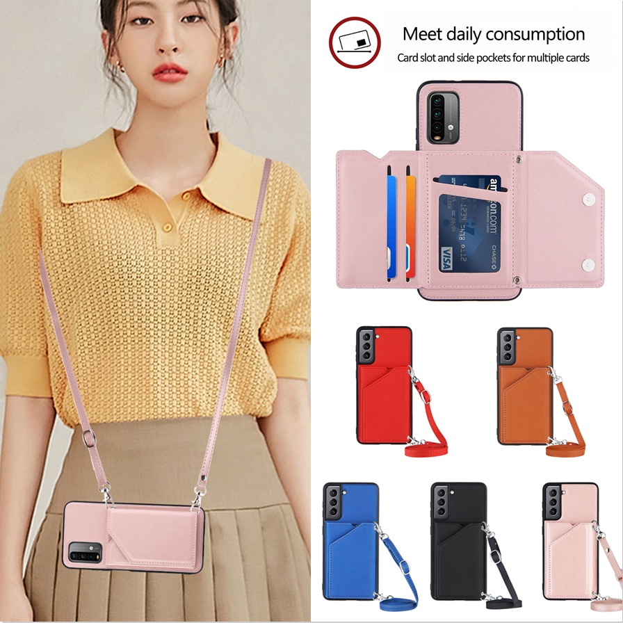 Lanyard Casing TECNO Camon 18 Premier 17 Pro 17P Pova Pop 5 LD7 Soft ...