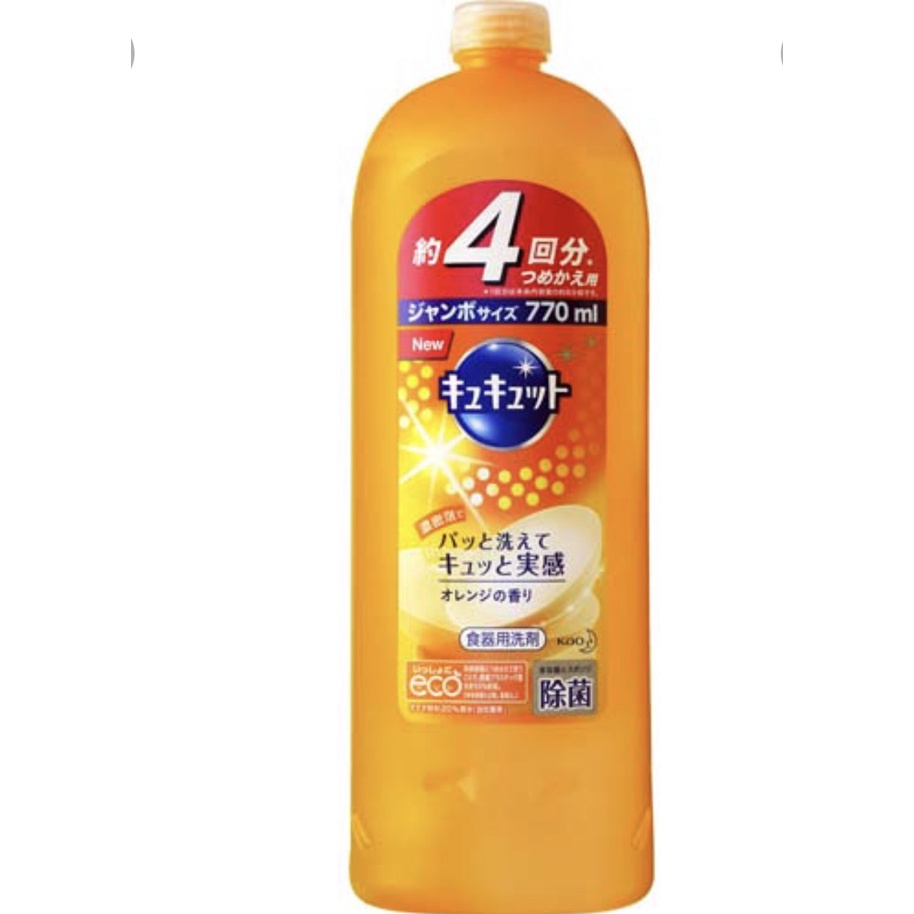 Kao Dishwashing Liquid Orange Flavor 770ml Japan | Shopee Philippines
