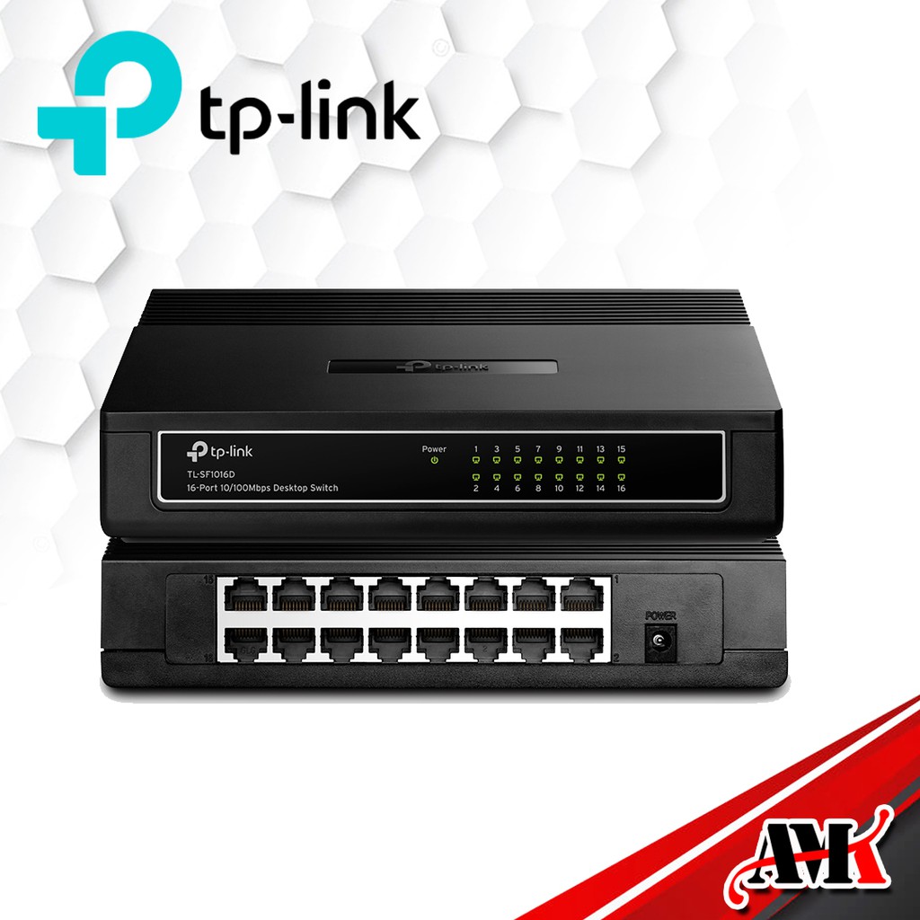 Switch Hub 16 Port 10/100Mbps Tp-Link TL-SF1016D Desktop Switch ...
