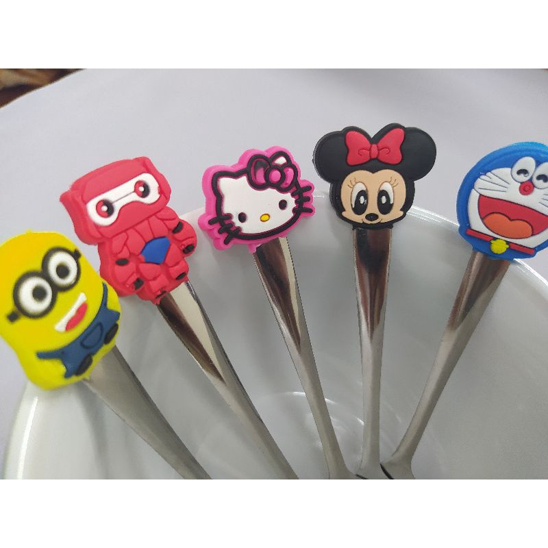 feeding spoon Cartoon spoon Sudu Kartun Kids Spoon Sudu Budak Teaspoon ...