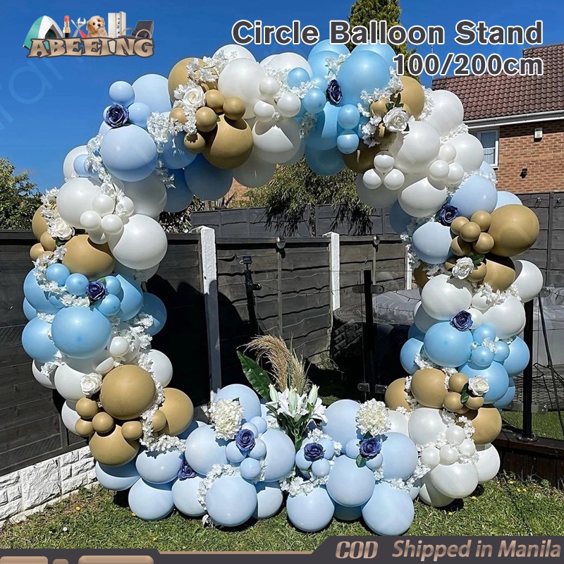 100/200cm Round Balloon Stand Circle Balloon Arch Stand Party ...