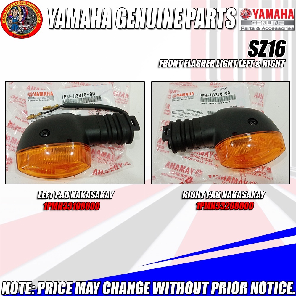 FZ16/SZ16 FRONT FLASHER LIGHT (YGP) (Genuine: L1- 1PM-H3310-00, L2- 1PM ...