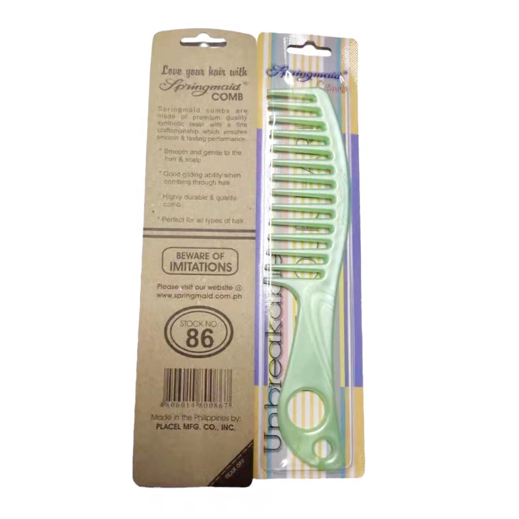 Original Springmaid Comb Suklay Unbreakable High Quality Random Color ...