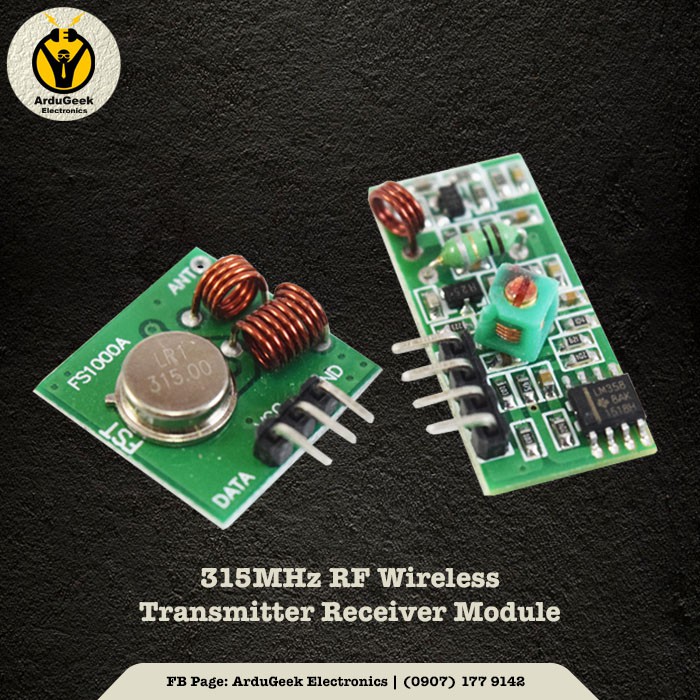 315MHz RF Wireless Transmitter Receiver Module | Shopee Philippines