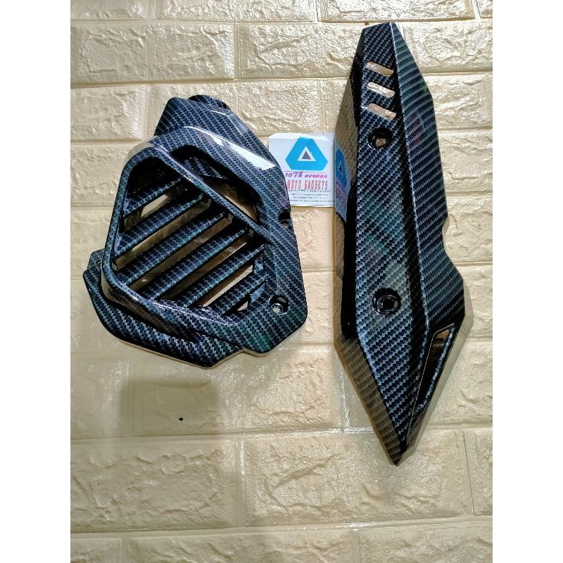 Radiator & heatguard Carbon for click v3/v2 | Shopee Philippines