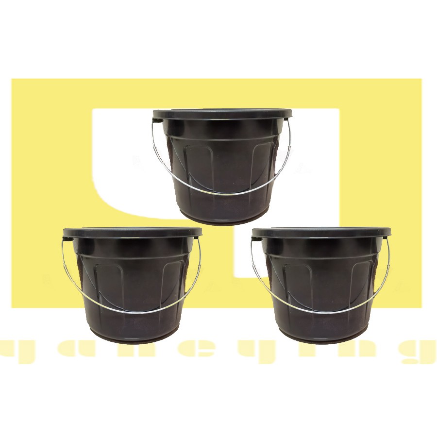 WATER PAIL 2.5Gallon/10L WITH METAL HANDLE / WATER BUCKET / TIMBA ...