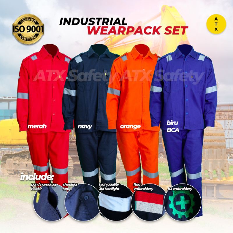 Wearpack safety Clothes model Suits+ATX Pants //wearpak | Shopee ...