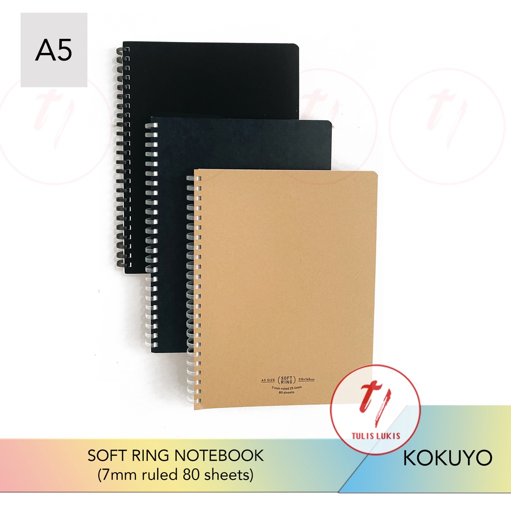 Kokuyo Soft Ring Notebook Lined 7mm size A5 (SV-638A) | Shopee Philippines