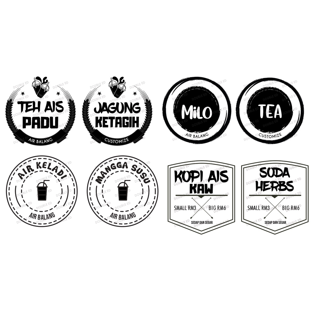 Sticker Air Balang Transparent (10inch) | Shopee Philippines