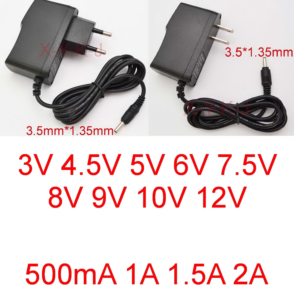 AC 100V-240V adapter DC 3V 4.5V 5V 6V 7.5V 8V 9V 10V 12V 1A 2A 1000mA Switching power supply 3 ...