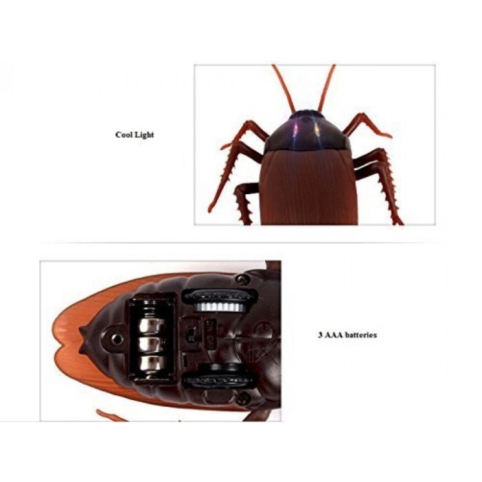 Giant Roach Prank Toys Remote Control Cocroach RC Cockroaches | Shopee ...