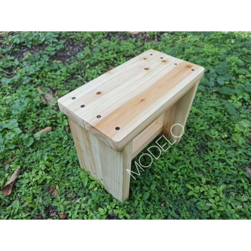 BANKITO WOODEN STOOL MINI CHAIR LARGE HIGH | Shopee Philippines