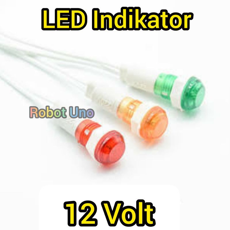 Led Indicator 12V Pilot Lamp DC Led Indicator | Shopee Philippines